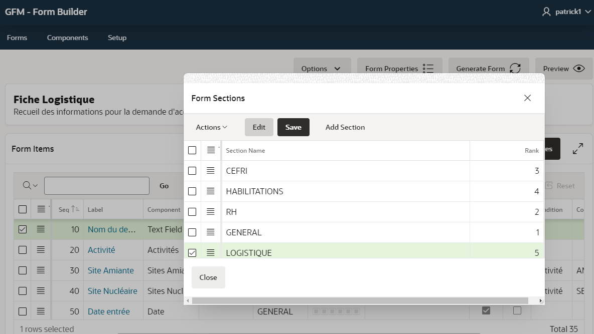 Form Builder Tool for Oracle APEX – GPM Factory